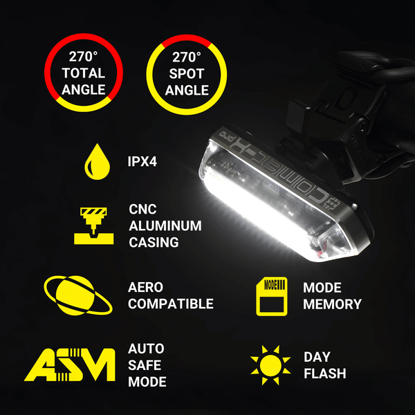 Moon Comet-X Pro 240 Lumens Bicycle White Light - ITOTS PTE LTD