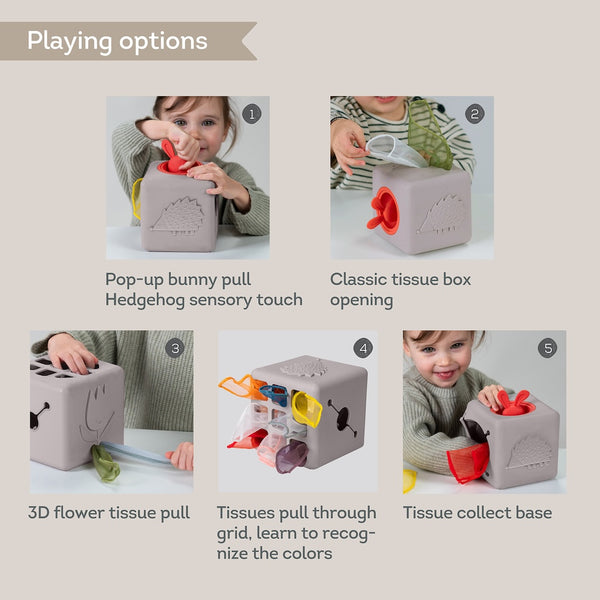 Taf Toys Pop Up Tissue Box | 12 months+ - ITOTS PTE LTD
