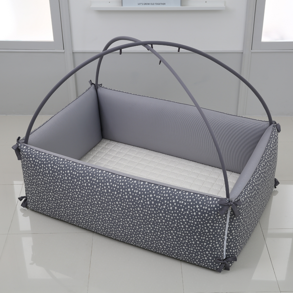 LOLBaby Microfiber Bumper Bed - Big Star - ITOTS PTE LTD