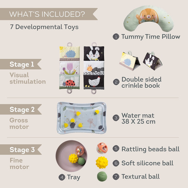 Taf Toys Tummy Time Essentials Kit | 0 months+ - ITOTS PTE LTD